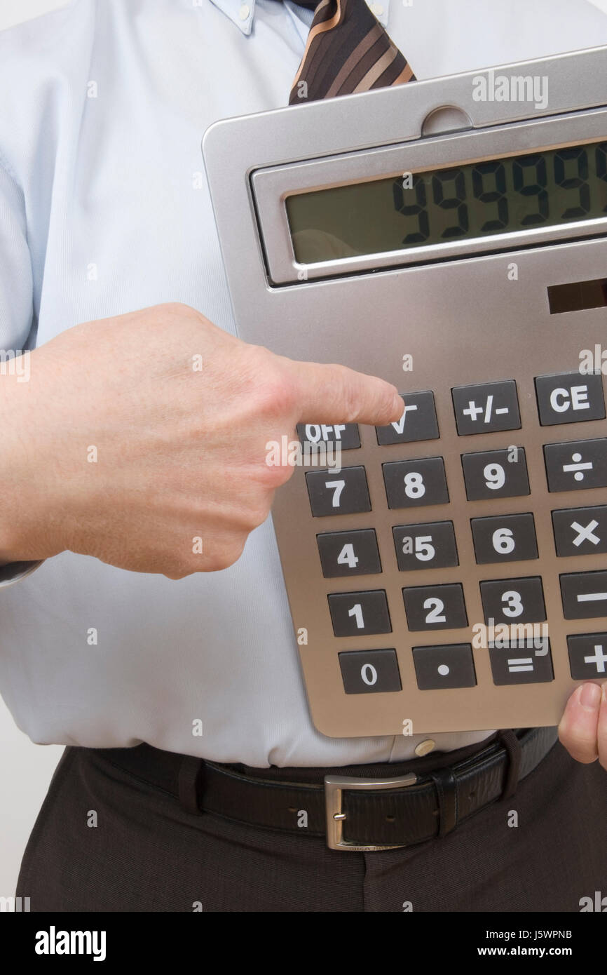 calculation business man businessman pocket calculator man calculation ...