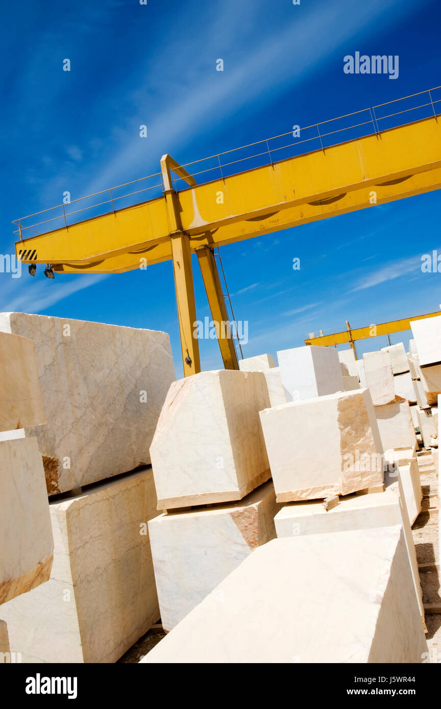 stone industrial rock marble quarry geology block transformation blue ...