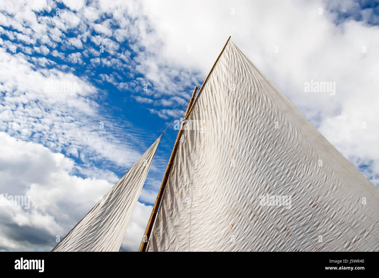 detail cloud sail mast triangular firmament sky wind close wait waiting ...