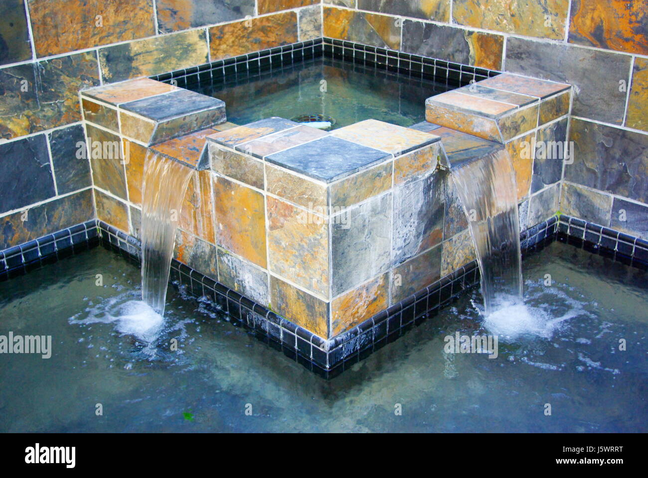 waterfall slate fresh water pond water board stone rock waterfall slate ...