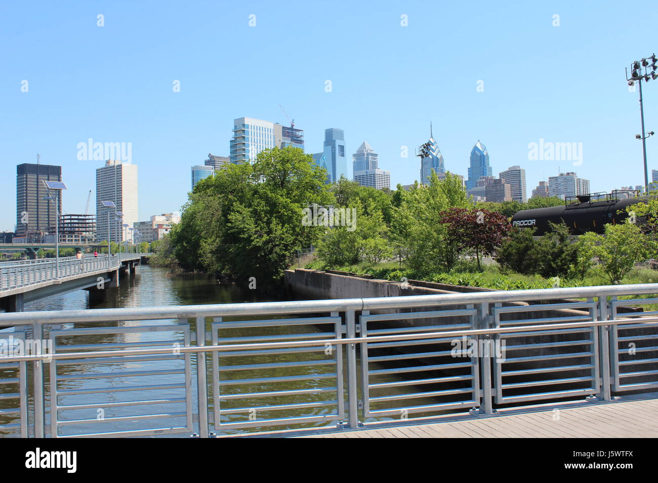 Schuylkill River Trail Walk in Philadelphia, PA Stock Photo - Alamy