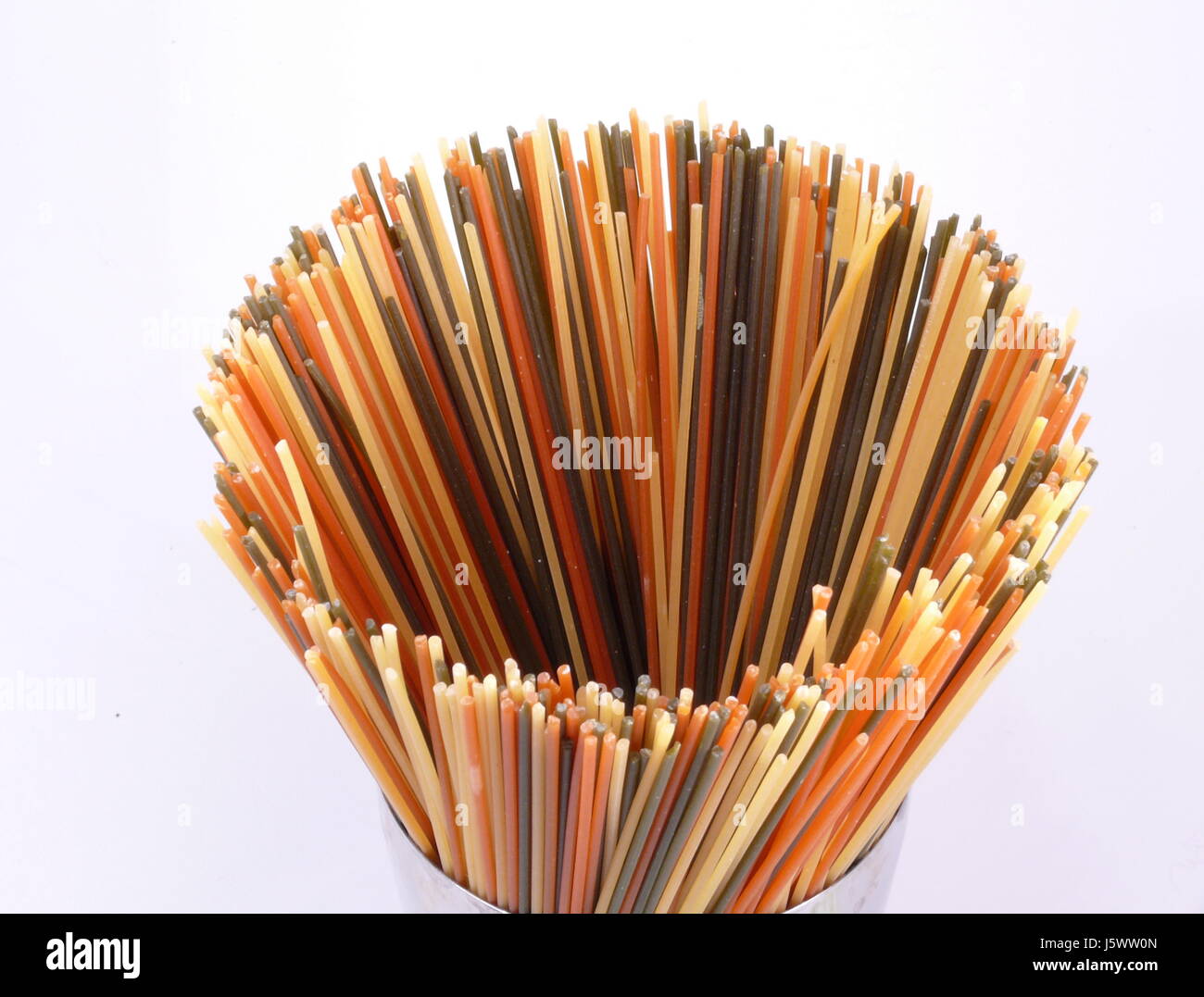 coloured colourful gorgeous multifarious richly coloured noodles ...