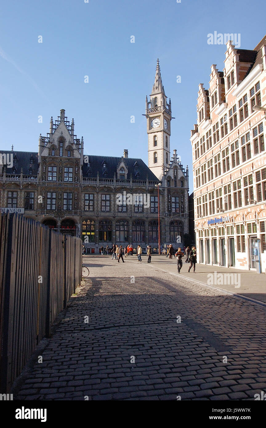 post building in gent Stock Photo - Alamy