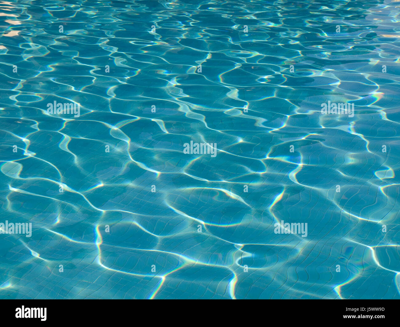 light blue water surface of a pool Stock Photo - Alamy