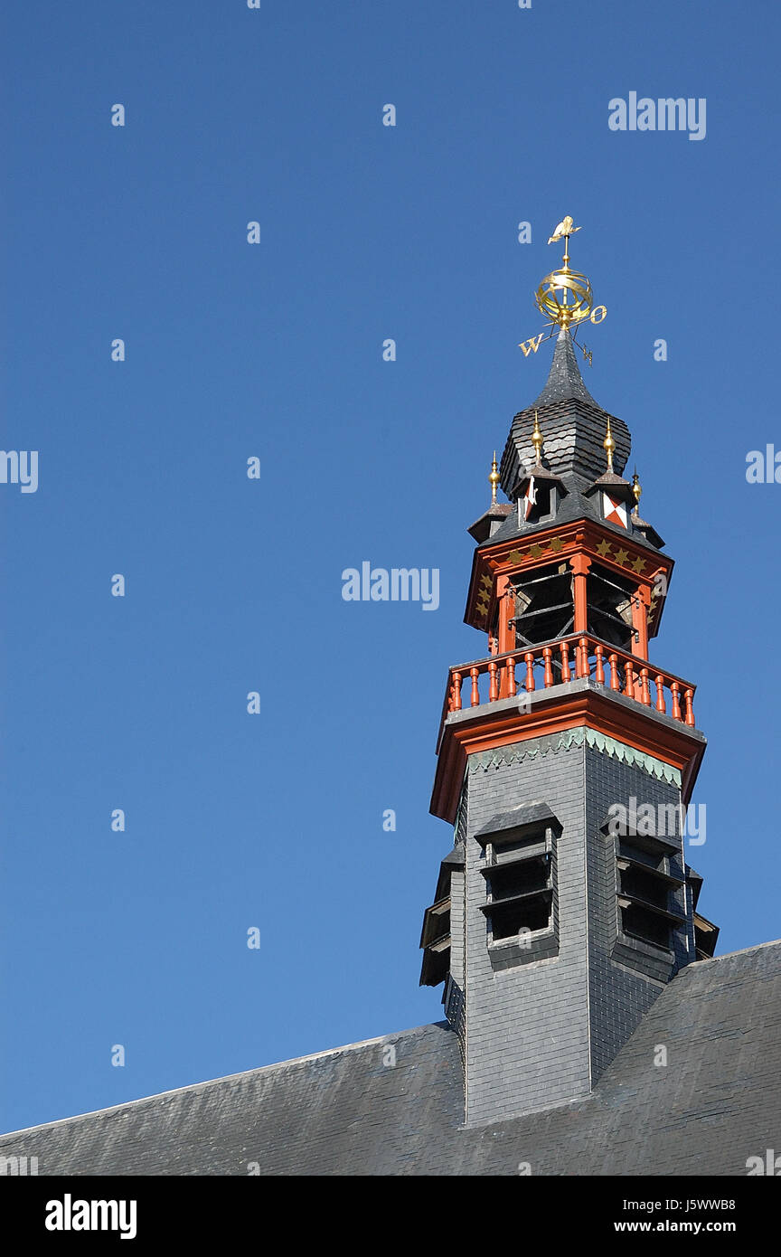 sightseeing belgium library belfry spire building of historic ...