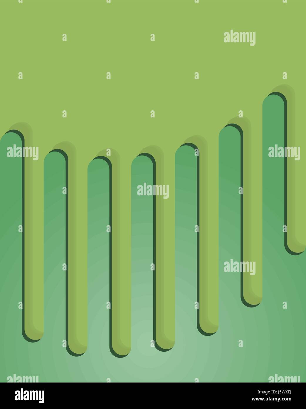 Green plastic comb on a green background Stock Vector Image & Art - Alamy