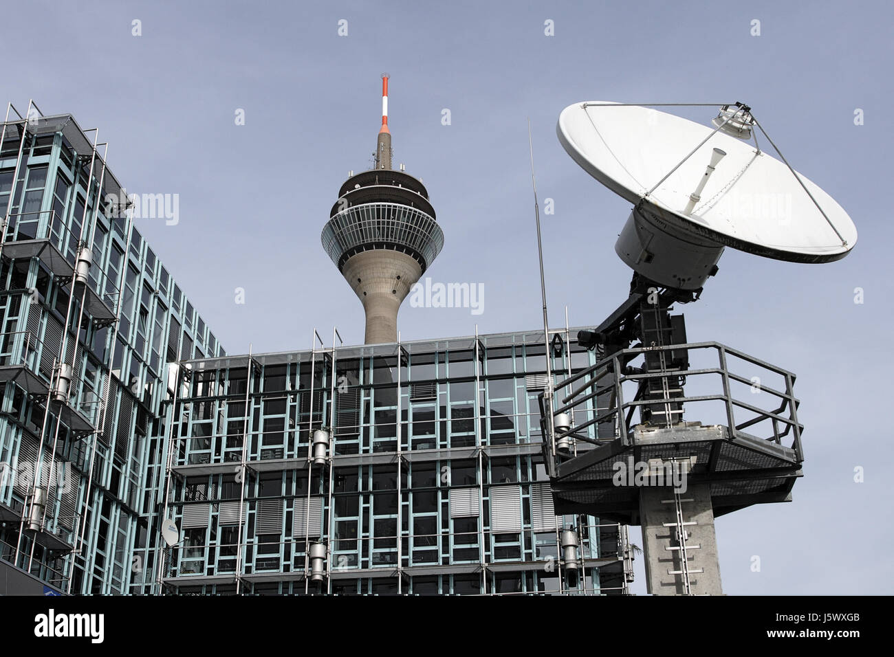wdr-building and radio tower Stock Photo - Alamy