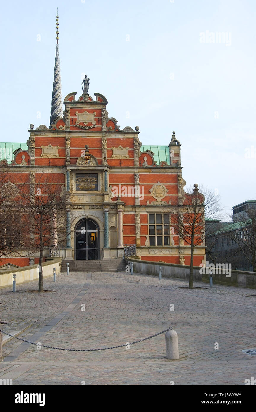 old copenhagen stock exchange Stock Photo - Alamy