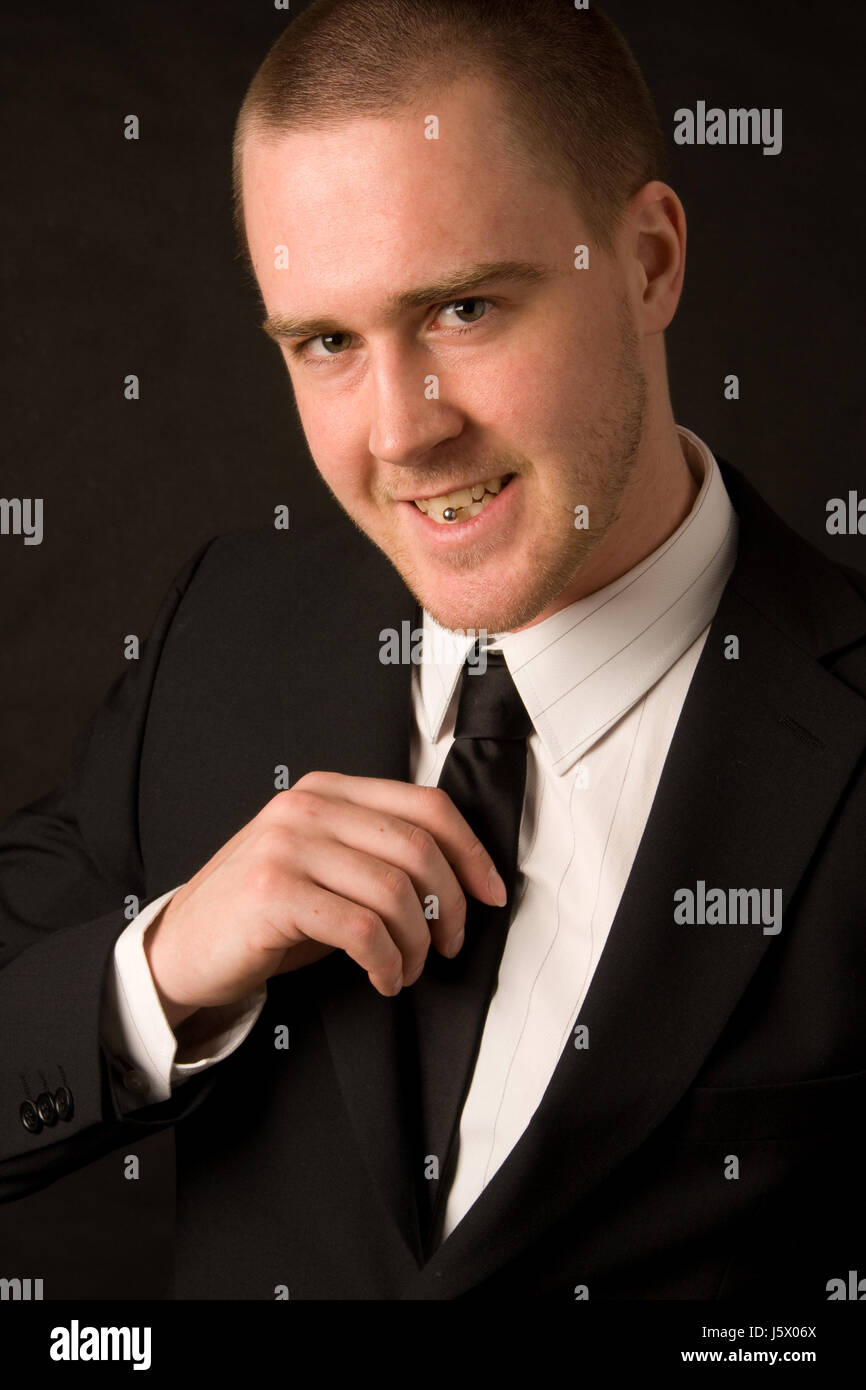 Male model tongue piercing hi-res stock photography and images - Alamy