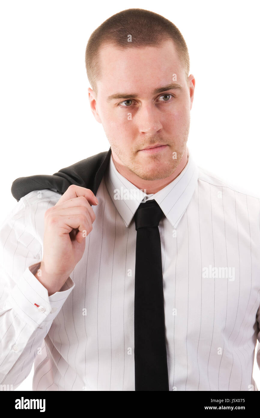 portrait business man businessman handsome suit tie career successful ...