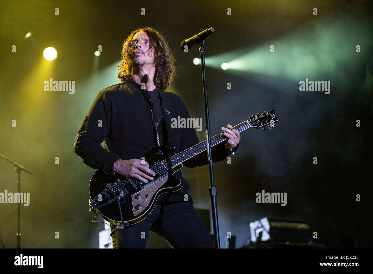Chris Cornell performs with Soundgarden in Kitchener, Ontario, Canada ...