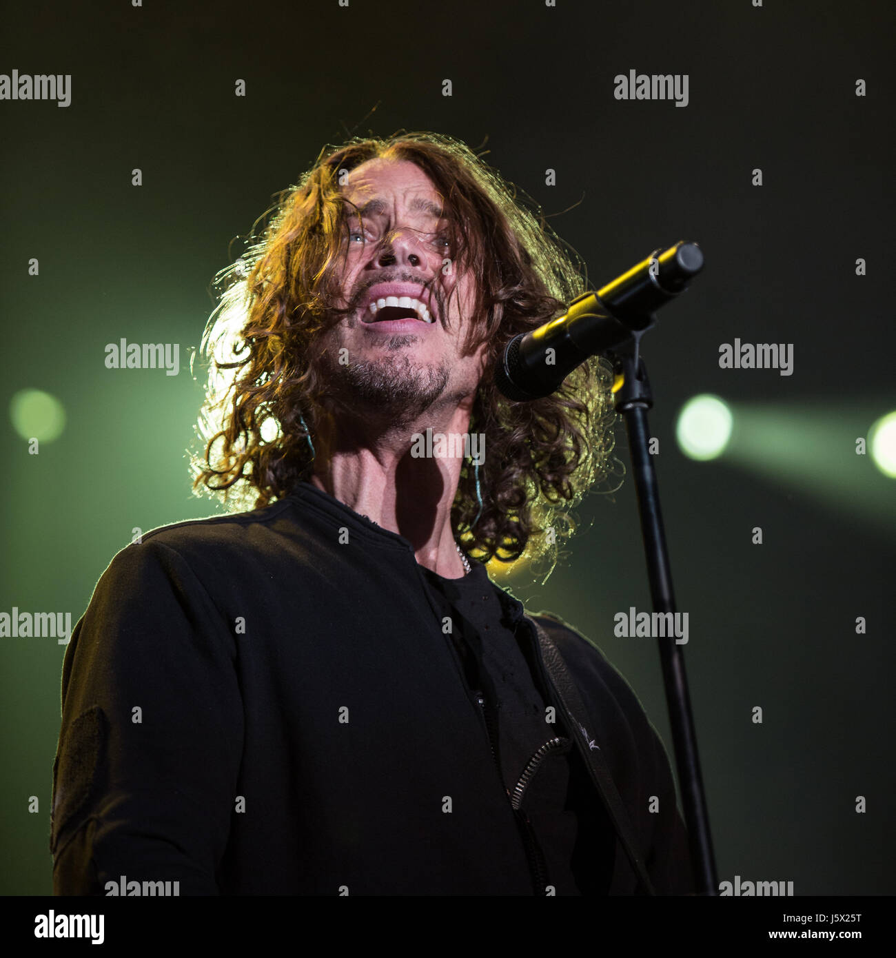 Chris Cornell performs with Soundgarden in Kitchener, Ontario, Canada ...