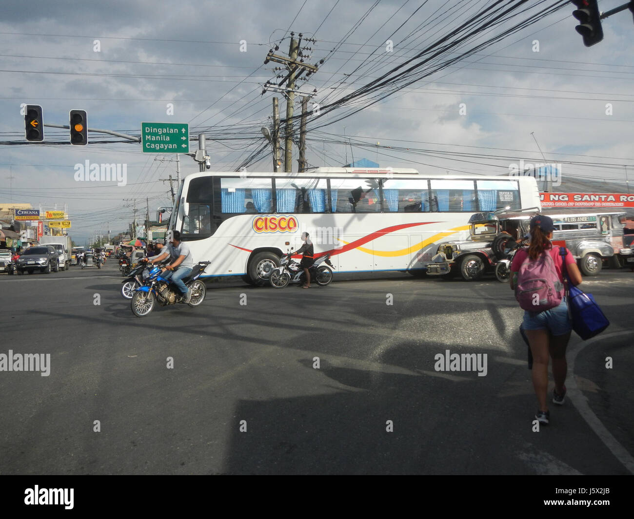 This road junction connects Cojuanco Rizal Poblacion and Santa Rosa ...