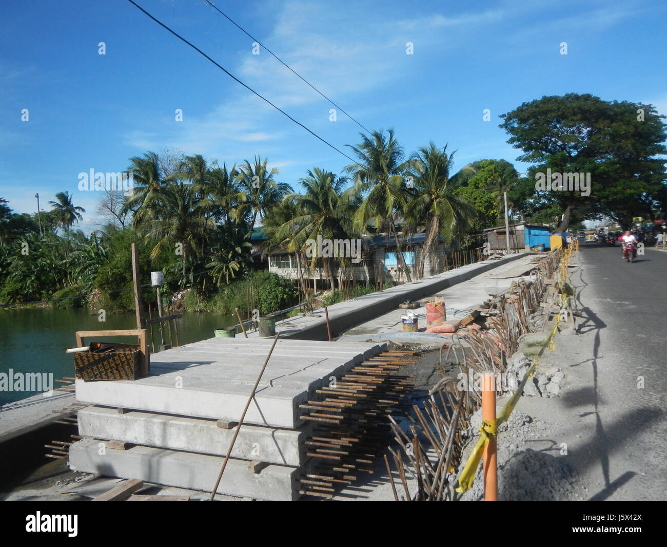 01218 Construction Oriente Bridge San Miguel, Bulacan River Santa Rita ...