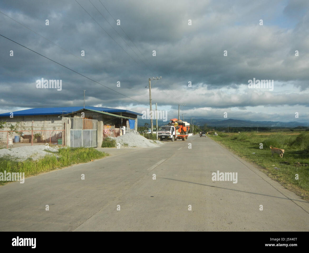 This image portrays the provincial road connecting Biak-na-Bato ...