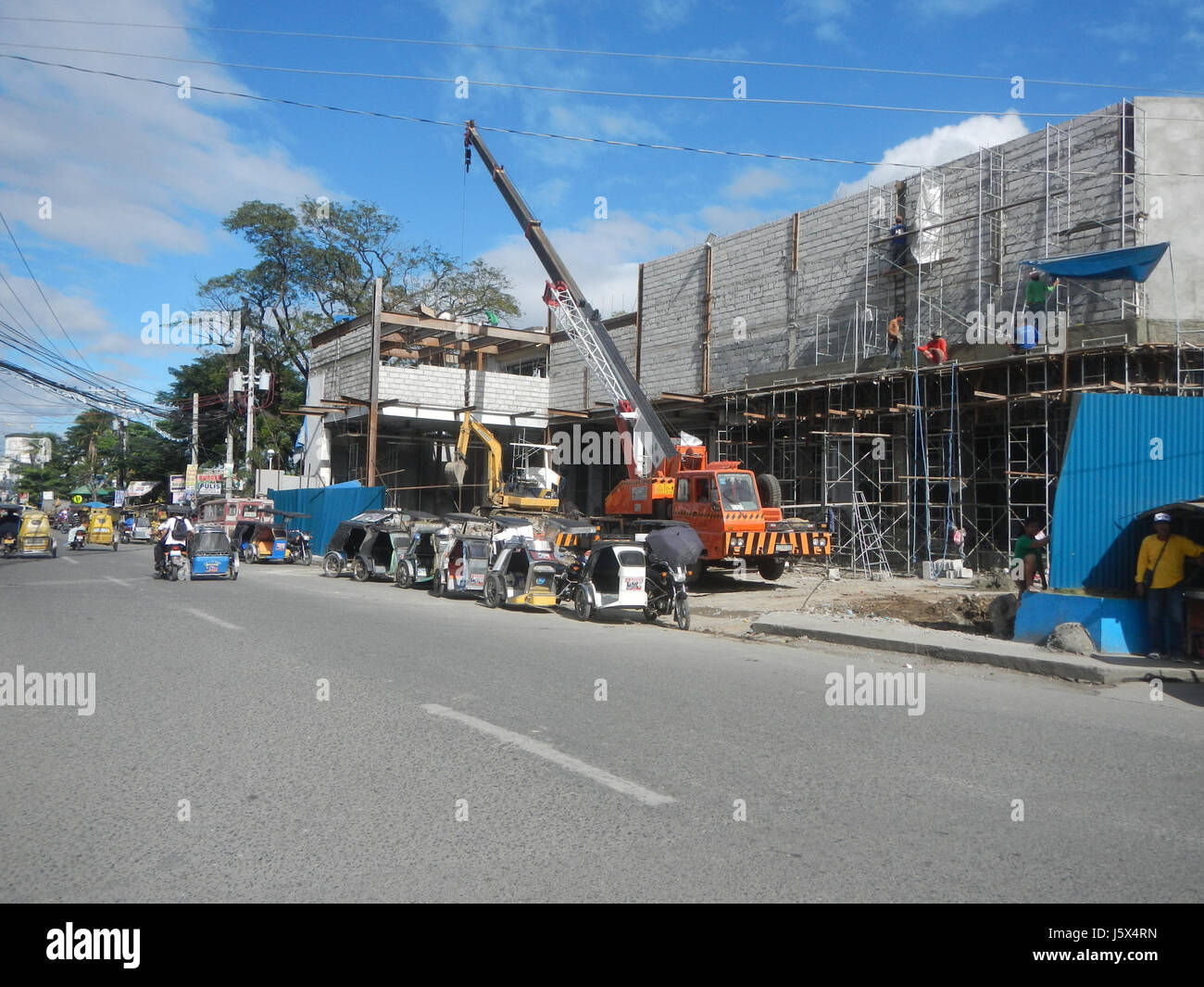 This map highlights key streets in the Gapan City Proper area ...