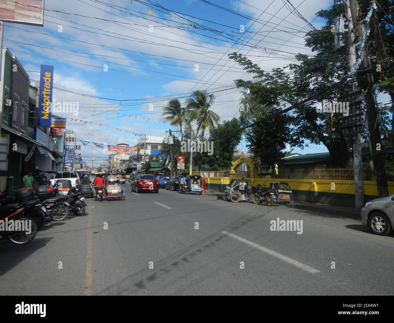 This image shows the road layout in Gapan City, Pampanga, Philippines ...