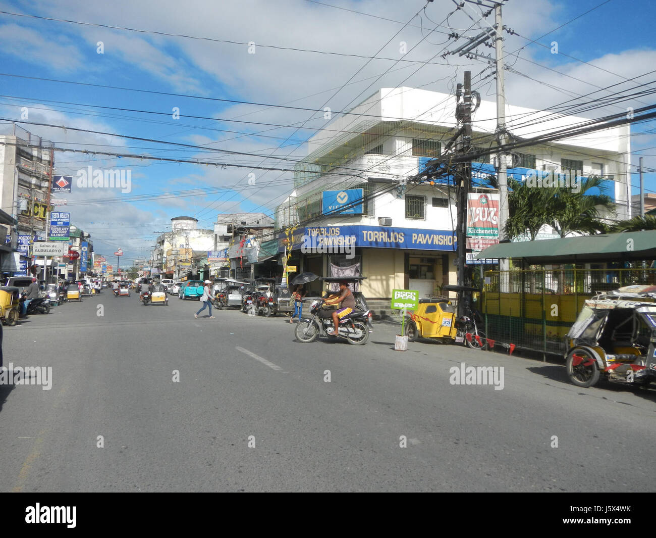 This map shows the major streets in Gapan City Proper, including Tinio ...