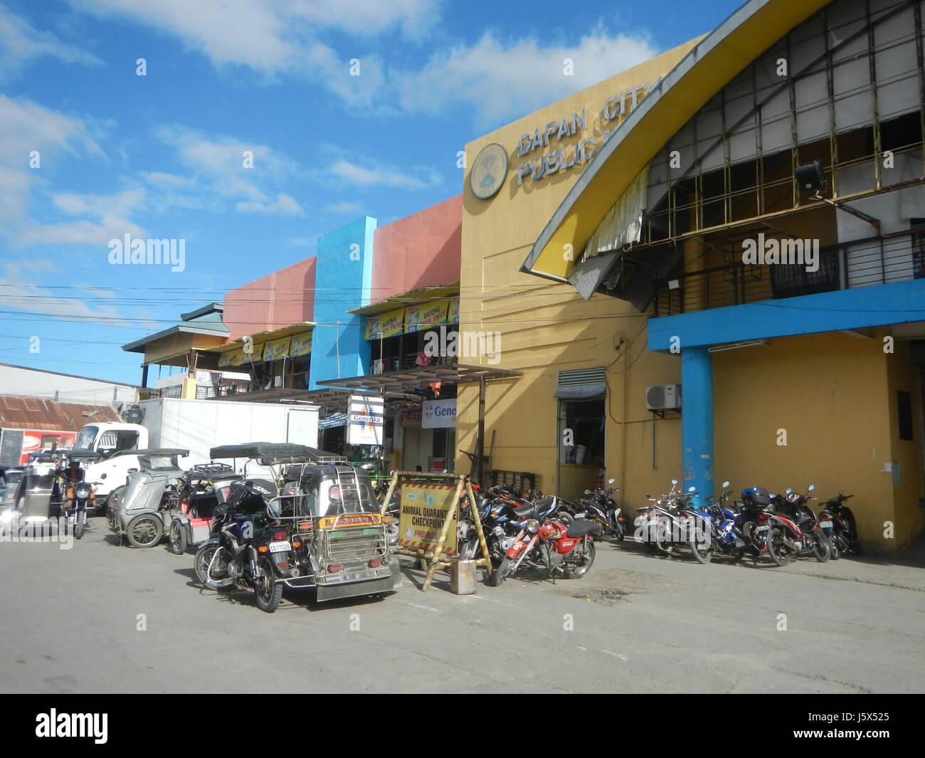 This map details the street layout in Gapan City Proper, which includes ...
