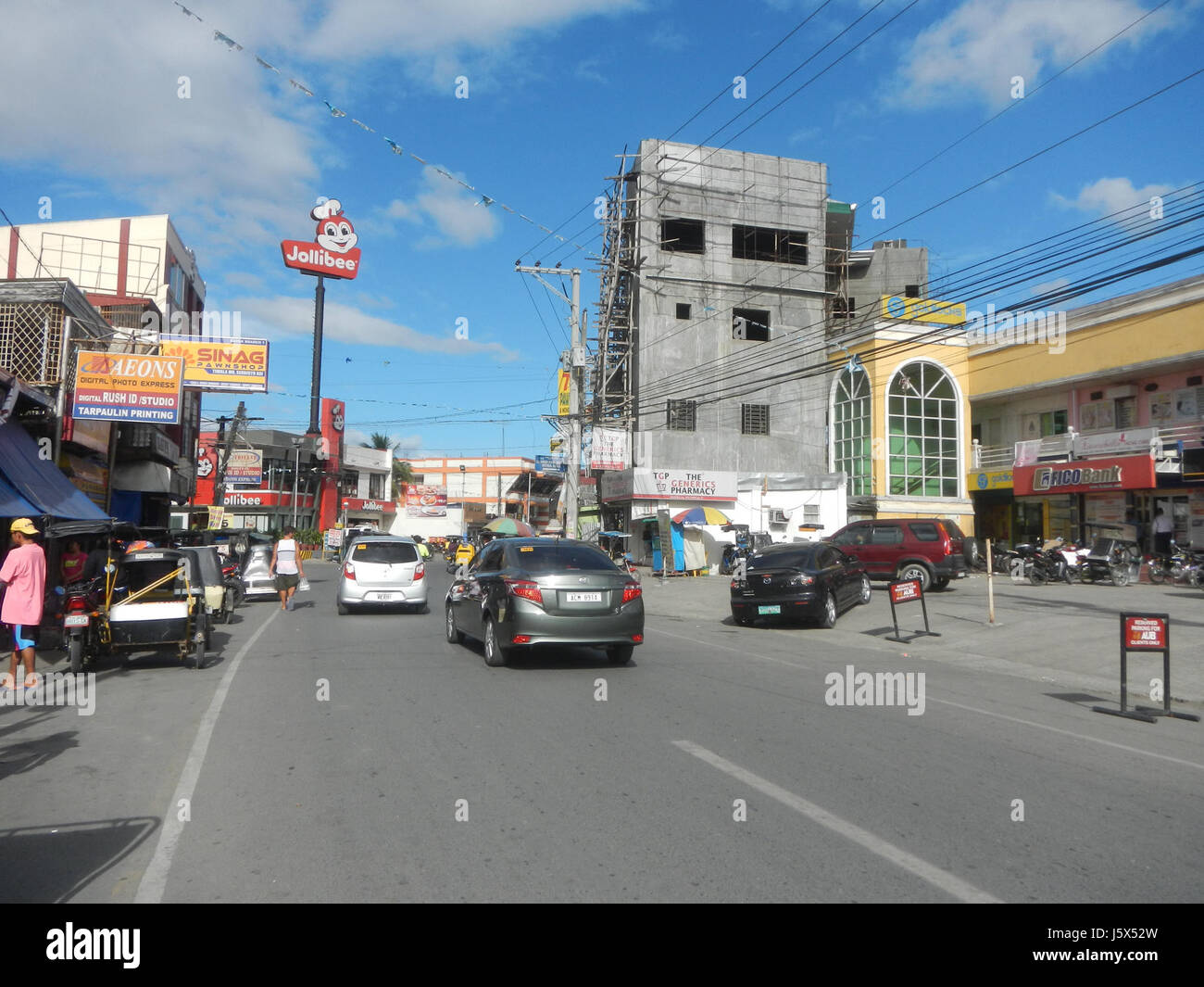 This street map details Tinio Street and J. Malgapo Streets in the ...