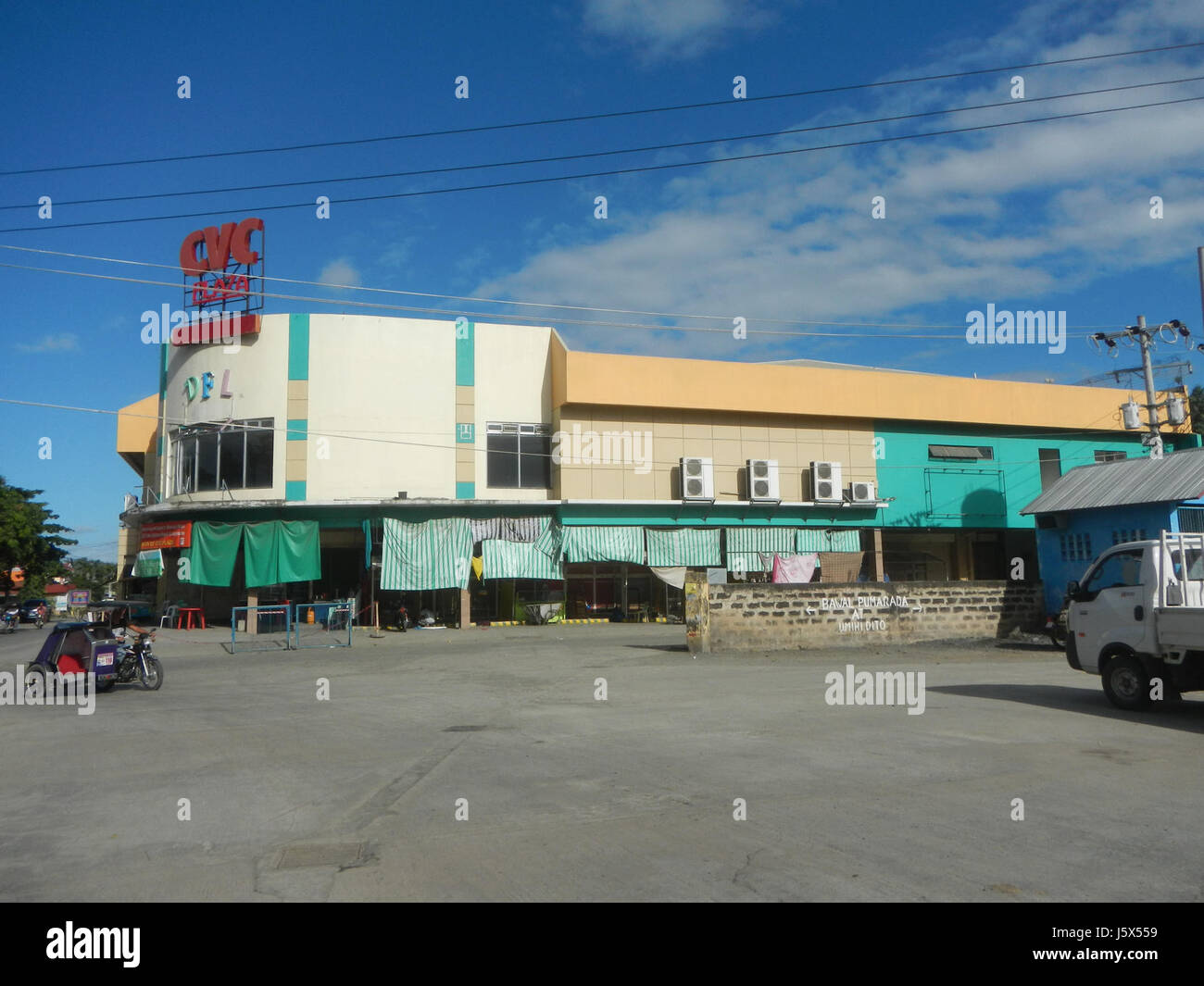 This image depicts the San Lorenzo and Vicente Tinio streets in Gapan ...