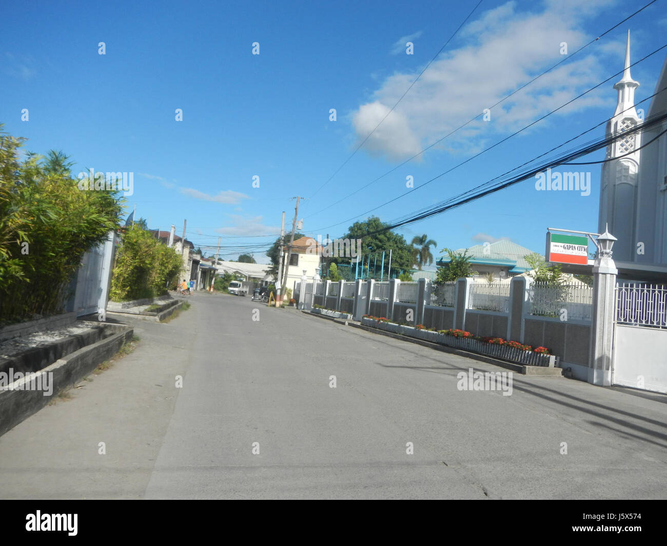 This image depicts the streets of Barangay San Lorenzo in Gapan City ...