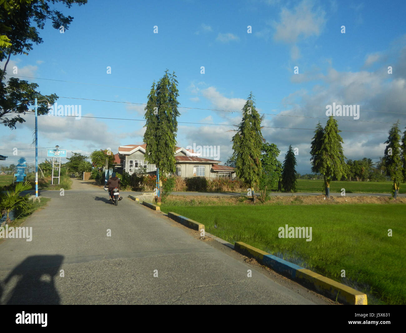 The image captures Balante Boulevard in Gapan City, Philippines ...