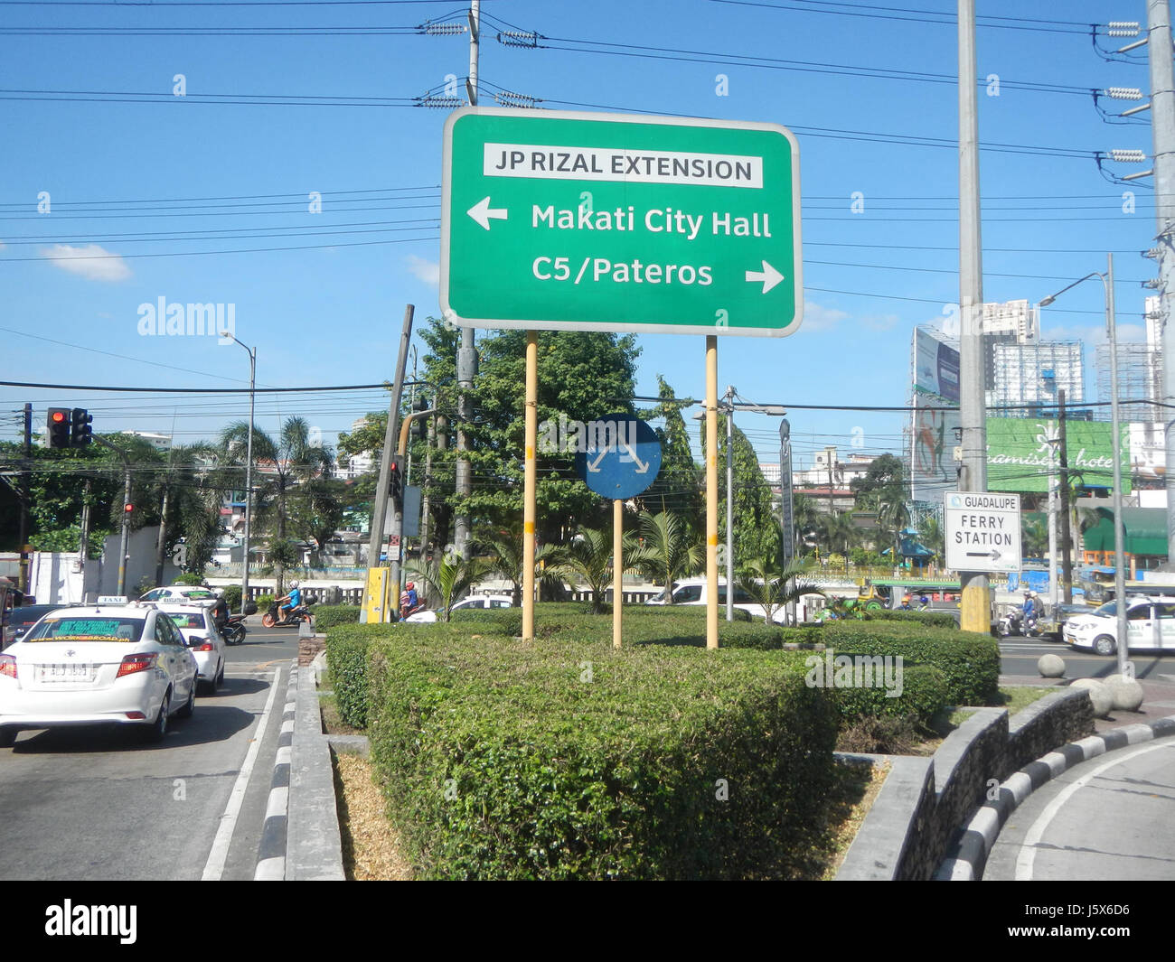 The Pasig River Park J.P. Rizal Extension Bridge is located in Makati ...