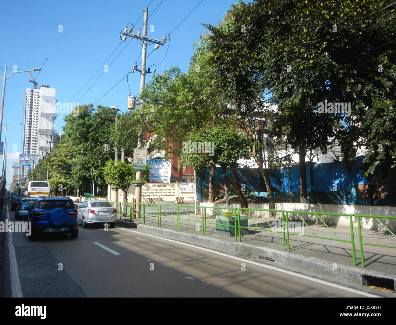 This image depicts the area around North Avenue in Quezon City ...