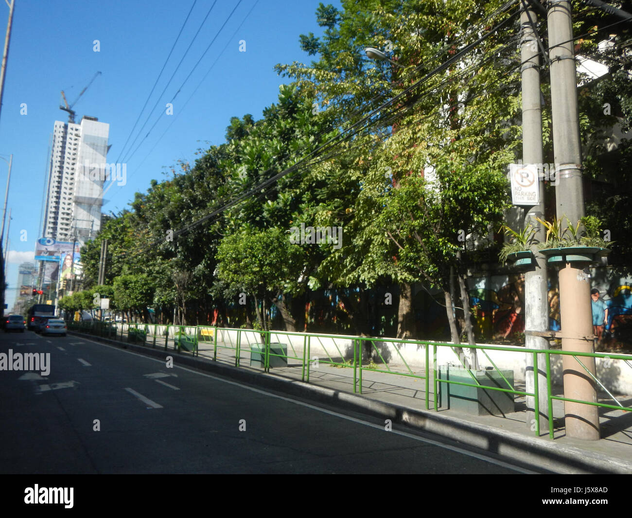 This image shows Bonny S. Serrano Avenue in Quezon City, near the ...