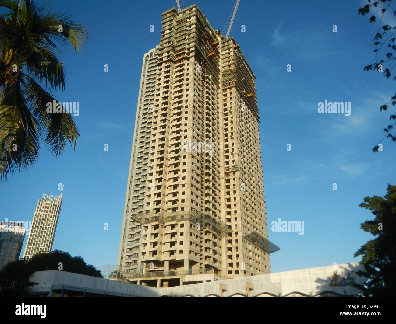 This title refers to the buildings and infrastructure of Bagumbayan ...