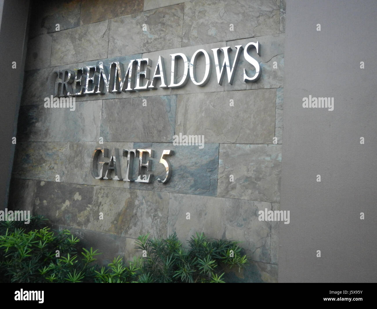 This image shows the Bagumbayan area and Greenmeadows Avenue in Quezon ...