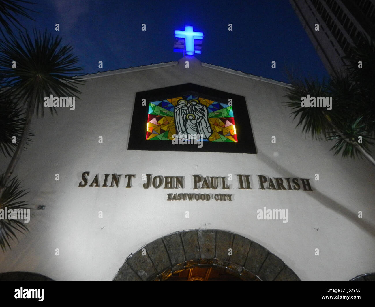 The Saint John Paul II Parish Church, located in Eastwood City, Libis ...