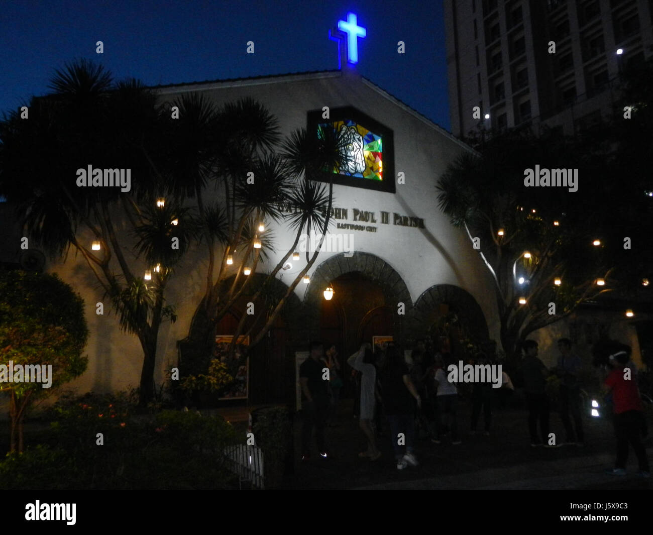 Saint John Paul II Parish Church, located in Eastwood City, Libis ...