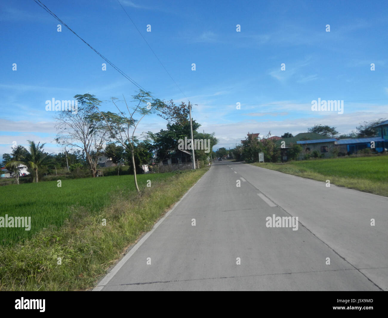 The road connecting Bulualto, San Miguel, Bulacan to Parcutela Gapan ...