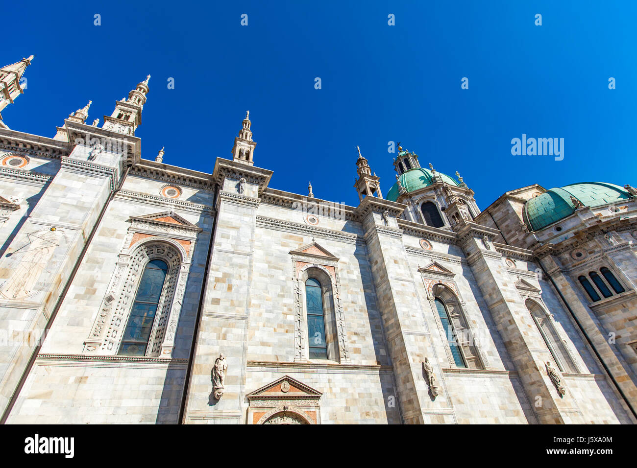 Detail of the Como Cathedral in Italy Stock Photo - Alamy