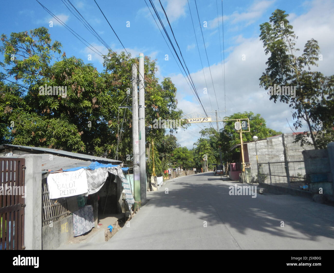 The San Vicente Agustin Farm to Market Road connects key barangays like ...