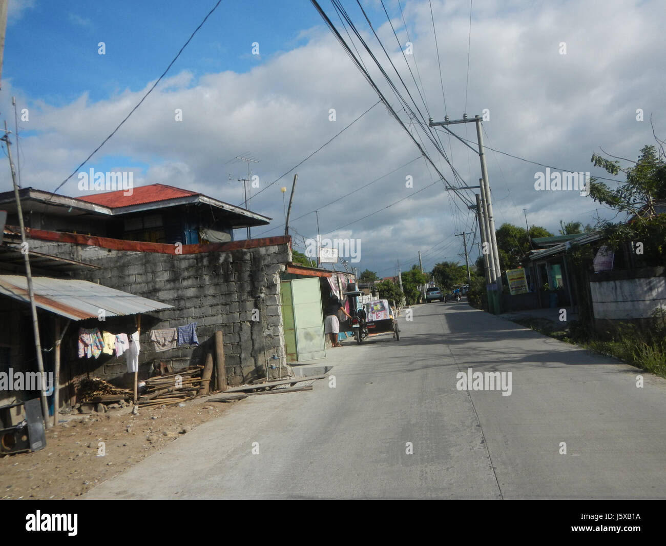 The image depicts the farm-to-market road connecting San Vicente ...