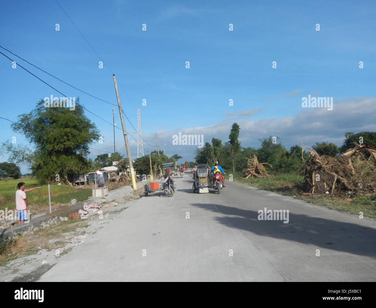 This image depicts the paddy fields in Salapungan and the surrounding ...