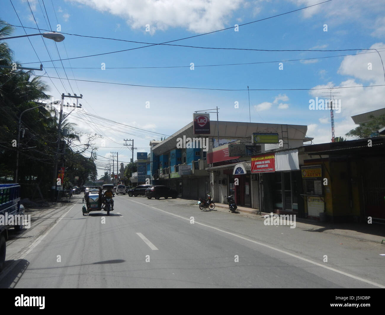 This image depicts the Poblacion area in Tanauan, Bustos, Bulacan ...