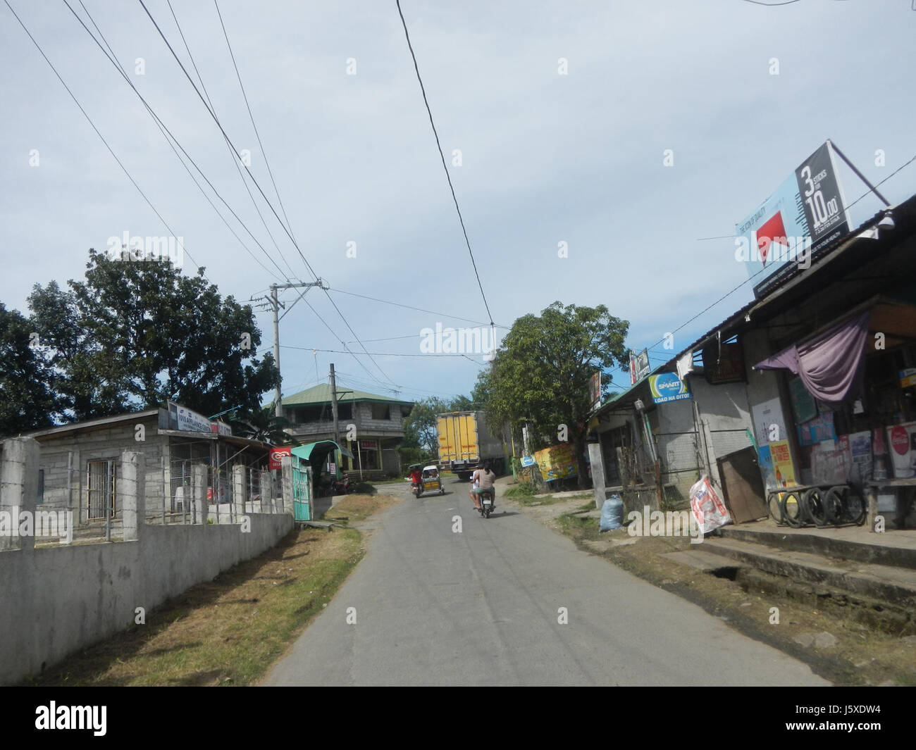 The road network in Pandi, Bulacan, includes key areas like Poblacion ...