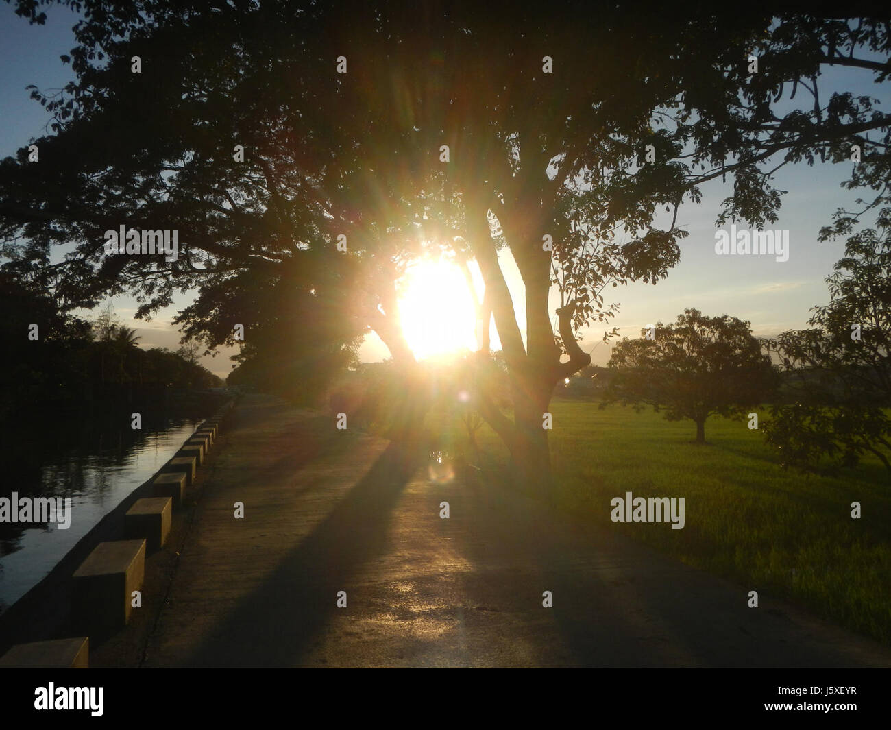 This image depicts the rural landscape of Sabang, Baliuag, Bulacan ...