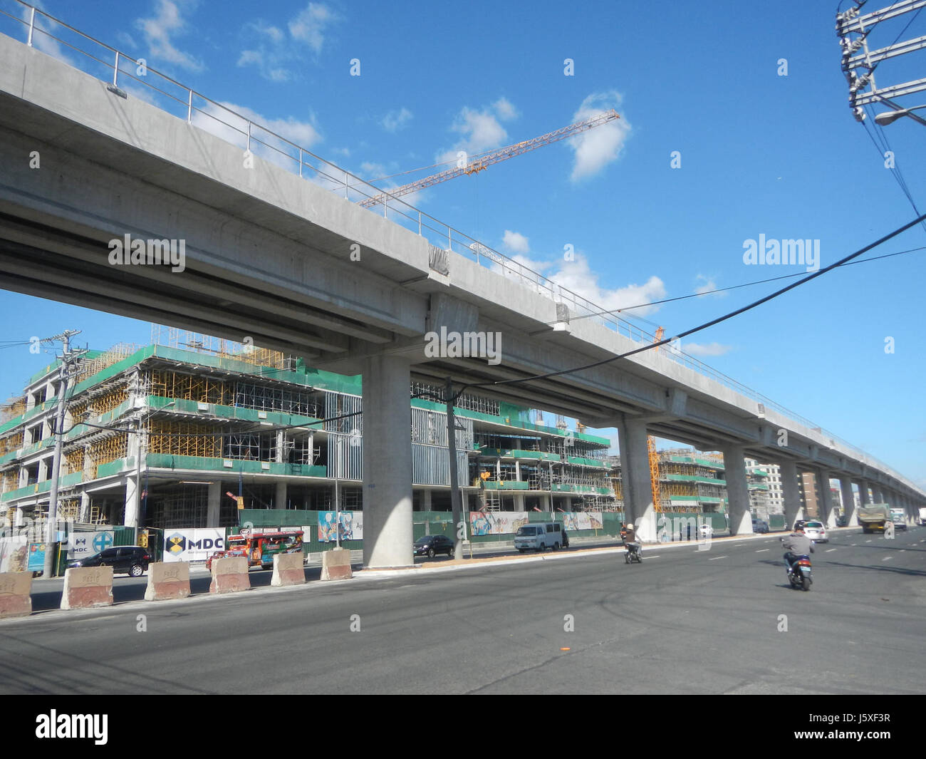 0084 Construction Manila MRT Line 37 Santolan Emerald Marcos Masinag ...