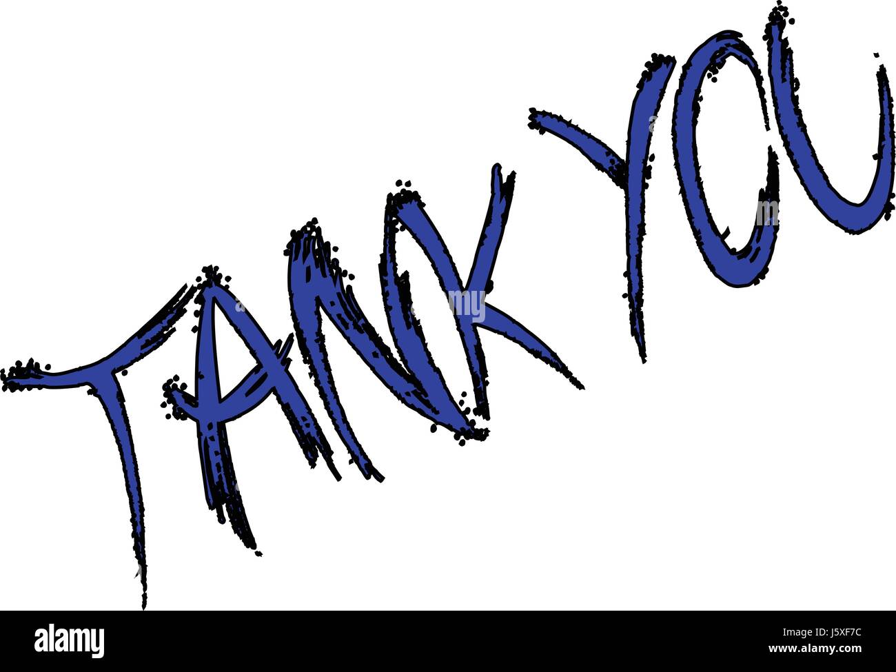 Tank you text sign illustration on White background Stock Vector Image ...