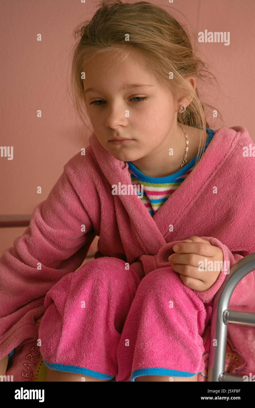 oversleep in the morning tired child girl girls stand up get up sleep ...