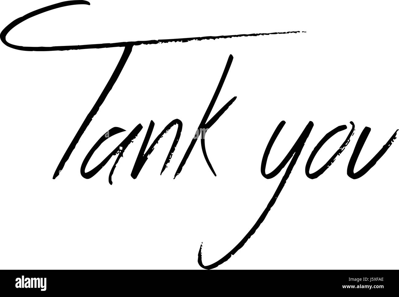 Tank you text sign illustration on White background Stock Vector Image ...