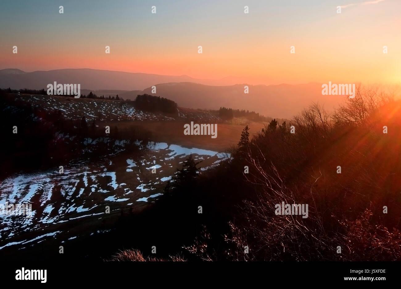 switzerland melting of snow law shine shines bright lucent light serene ...
