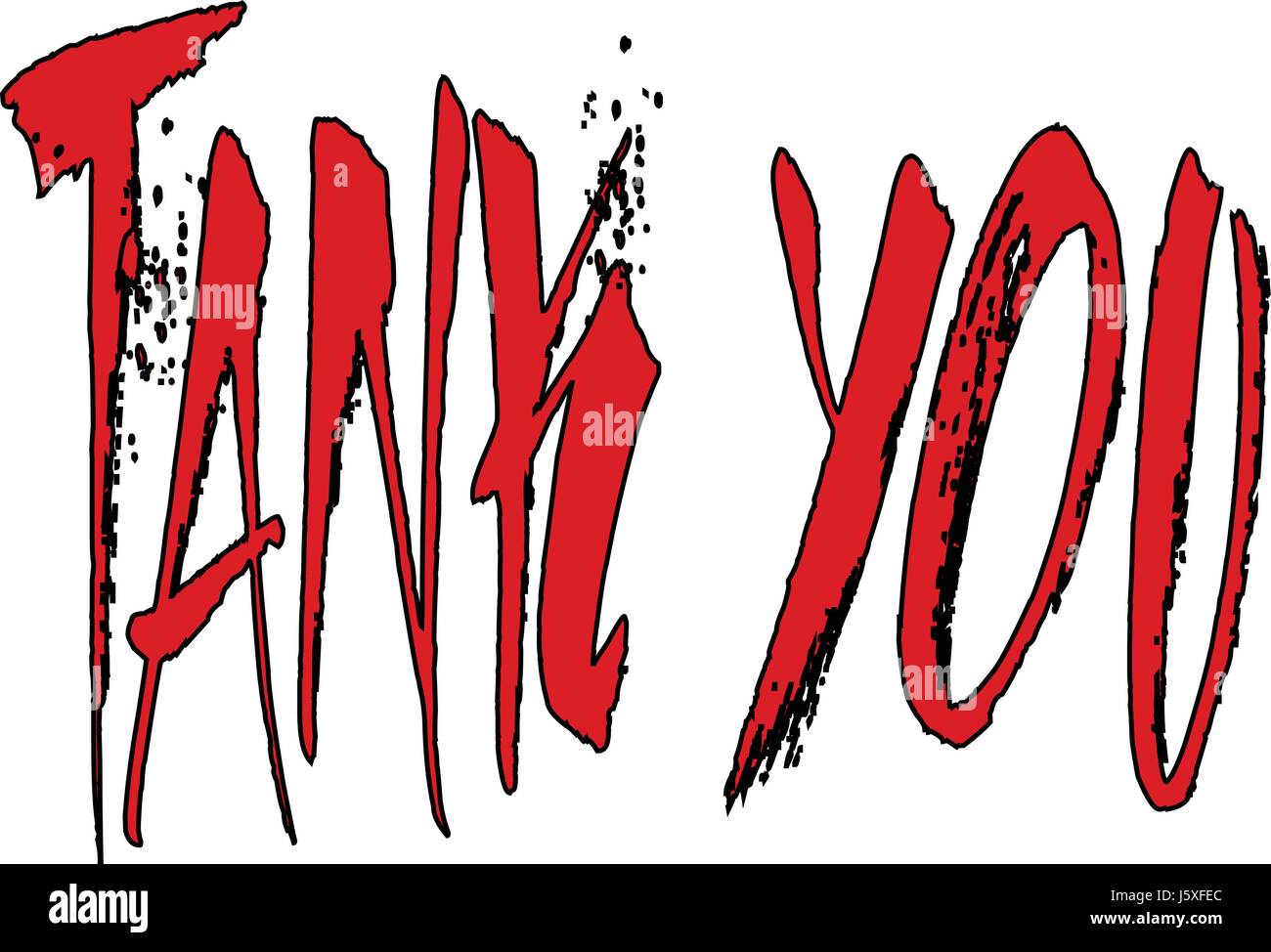 Tank you text sign illustration on White background Stock Vector Image ...