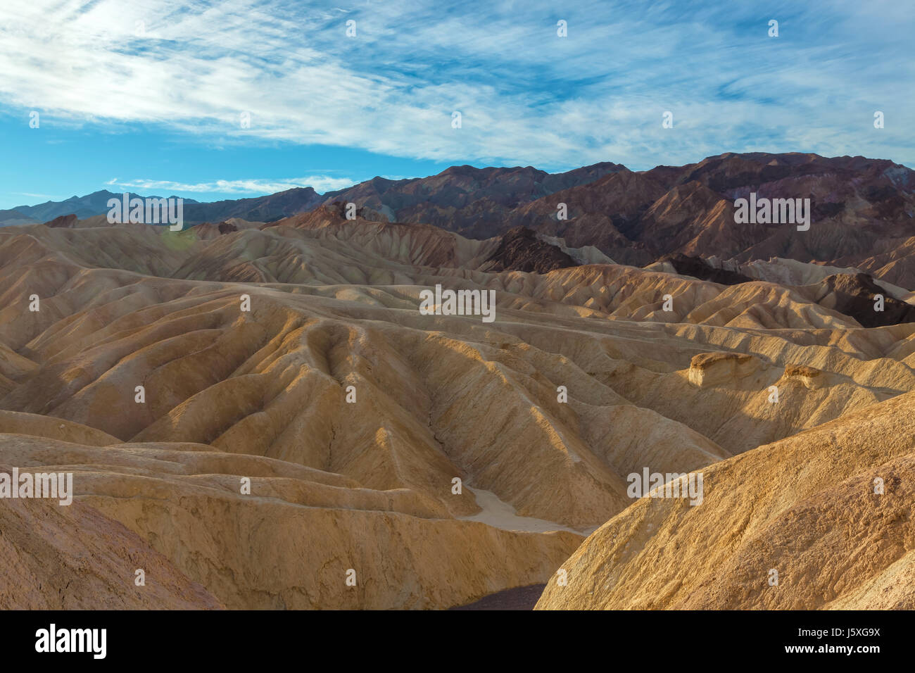 The landscape of Death Valley National Park, California, USA Stock ...