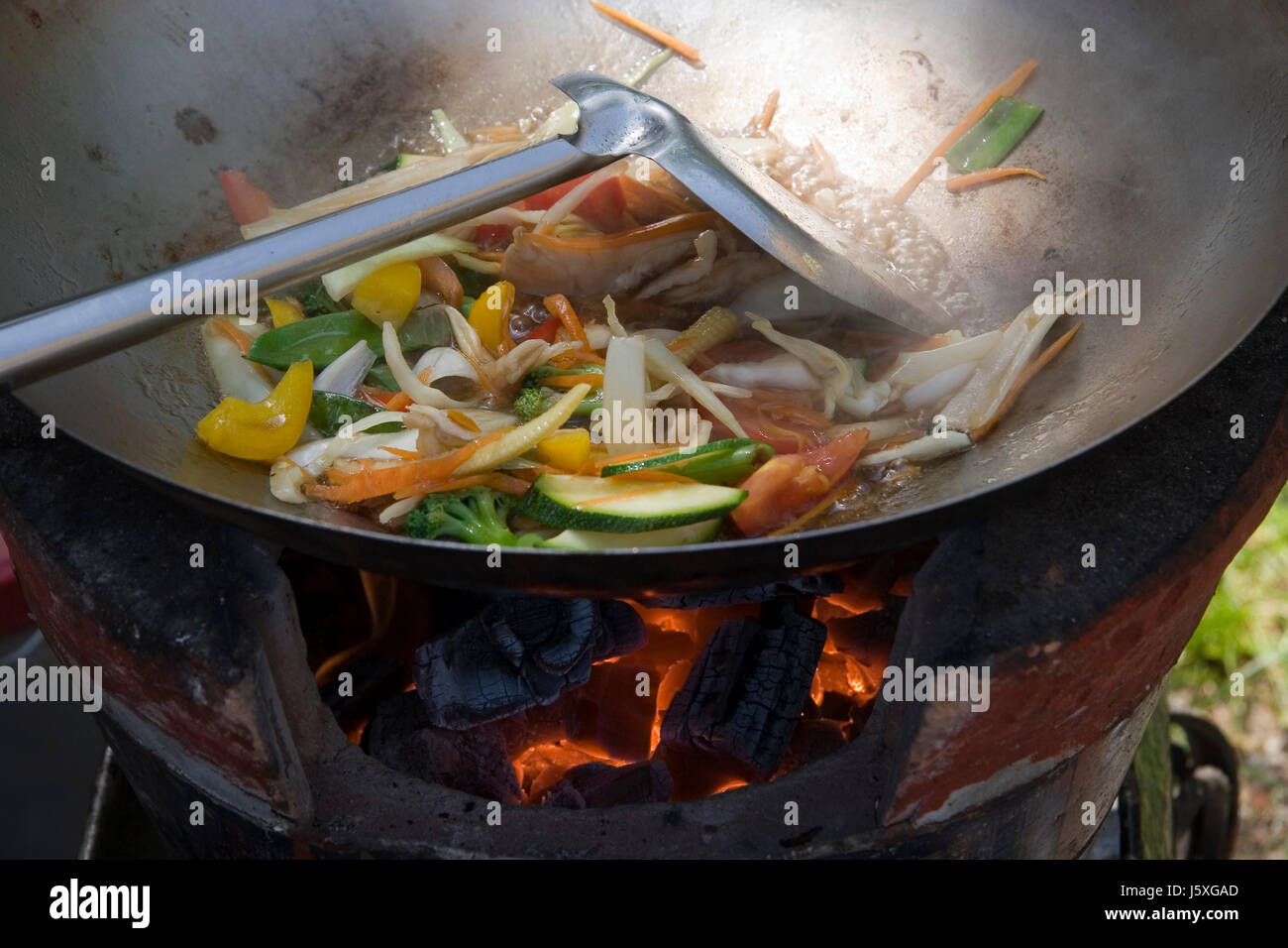 asiatic kitchen cuisine boil cooks boiling cooking vegetable hearth ...